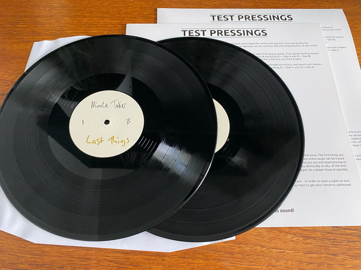 LAST THINGS: 10TH ANNIVERSARY EDITION (Vinyl Test Pressings - Pair ...